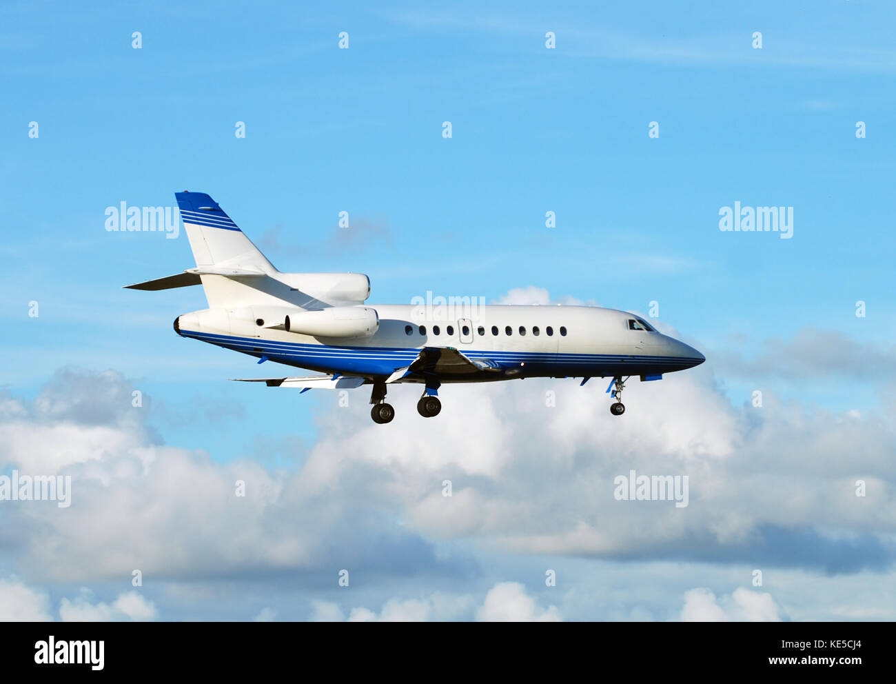 Business jet airplane Stock Photo - Alamy