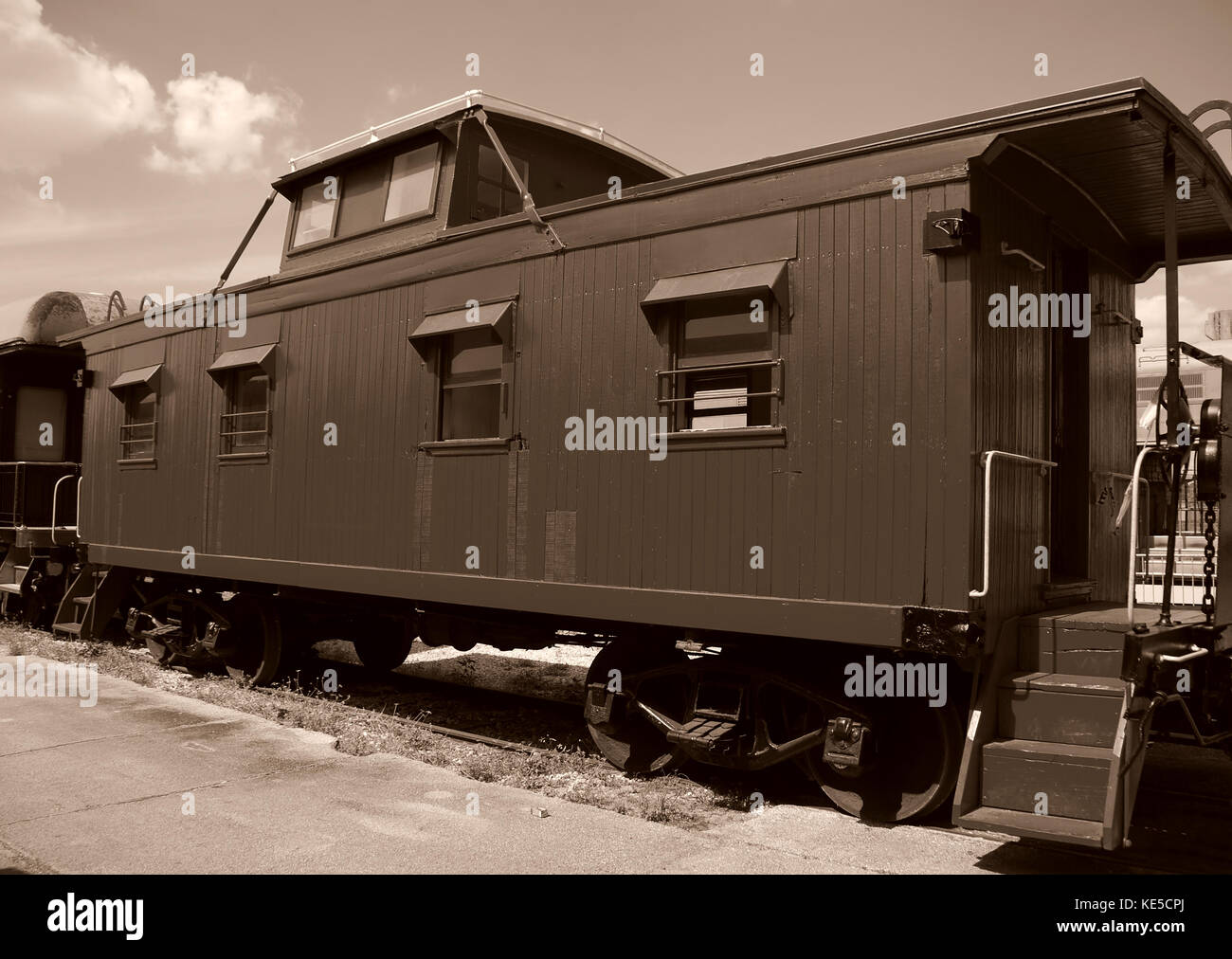 Old caboose hi-res stock photography and images - Alamy