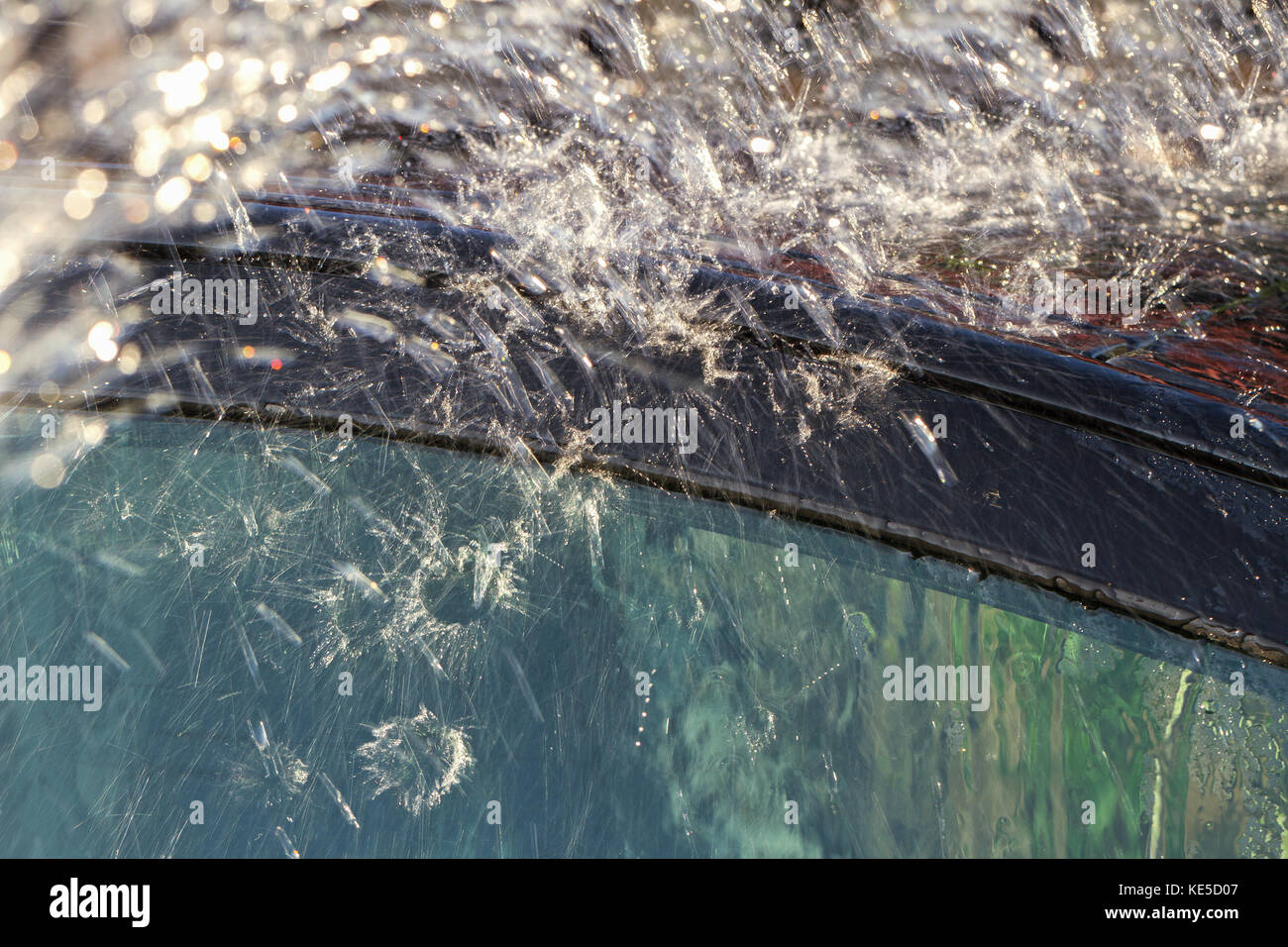 Wash the car by hand Stock Photo - Alamy