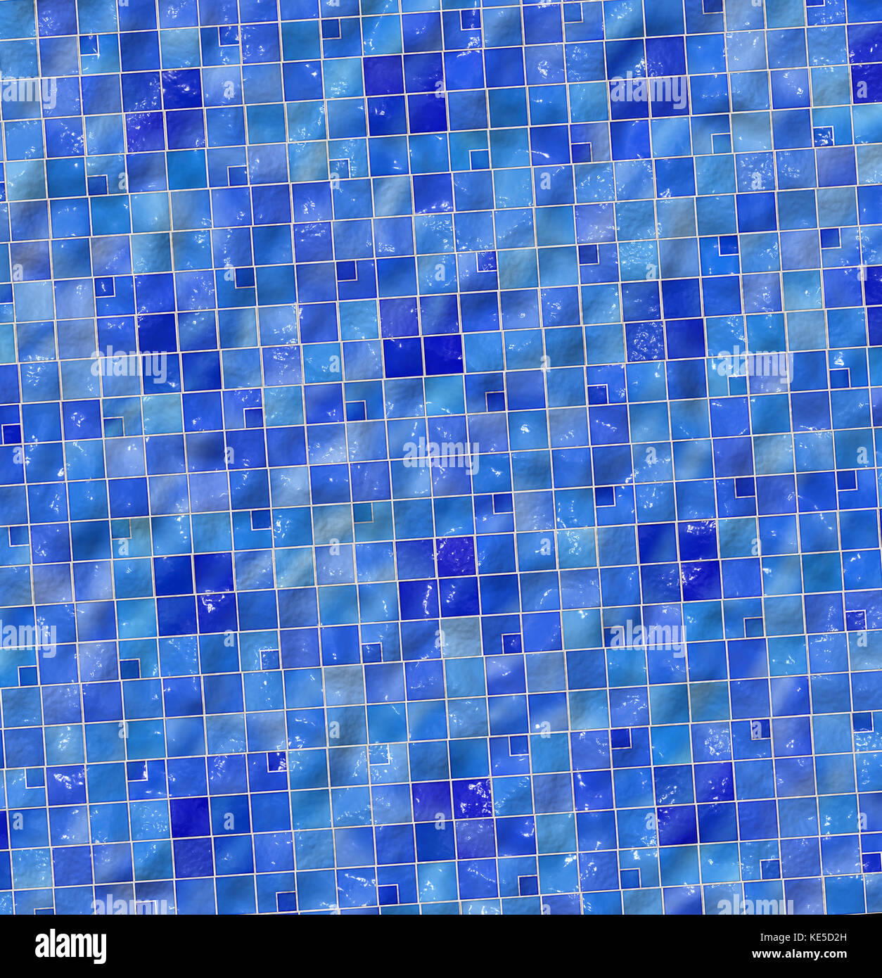 Blue pool tiles Stock Photo - Alamy
