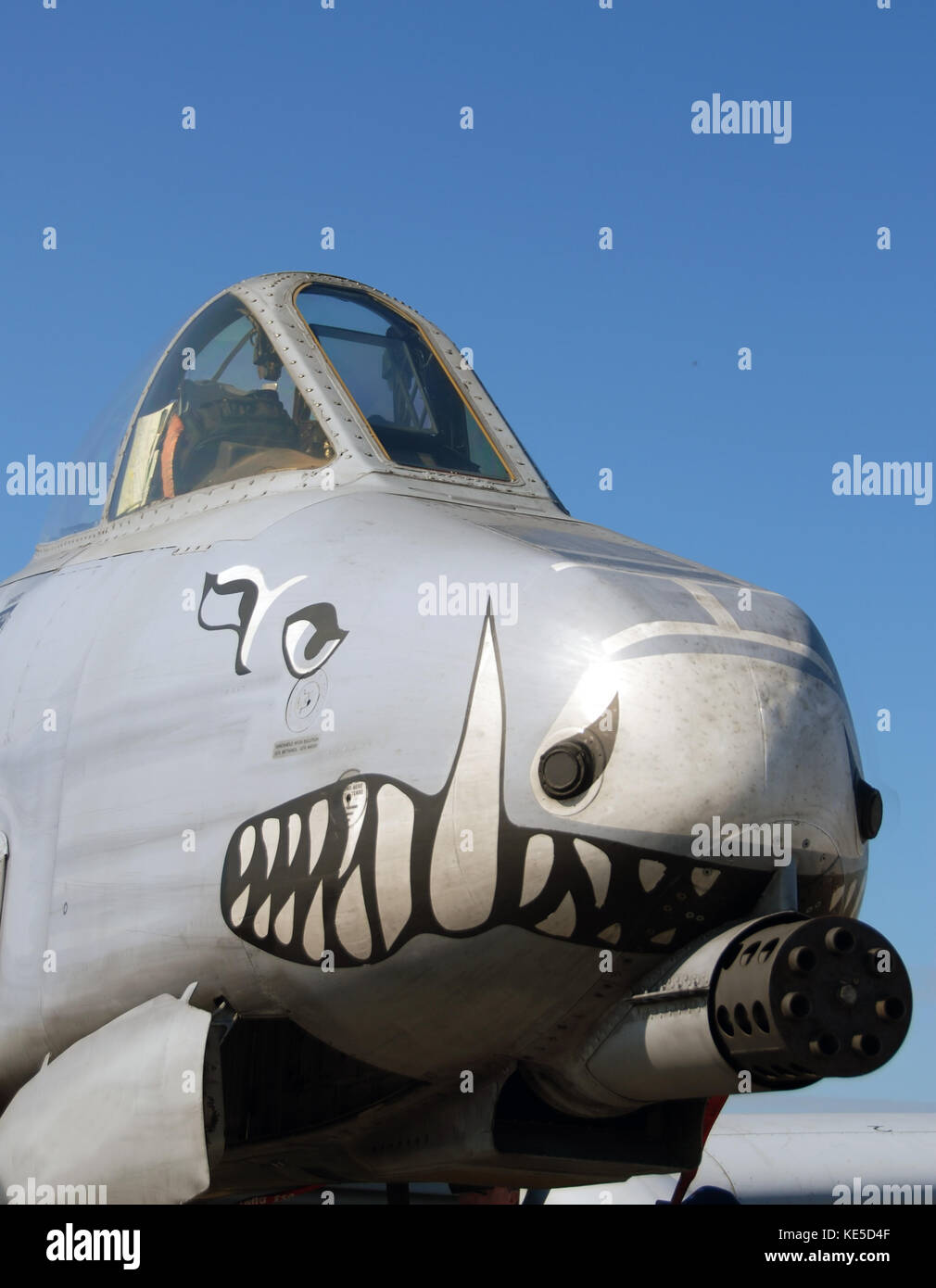 Jetfighter front view Stock Photo - Alamy