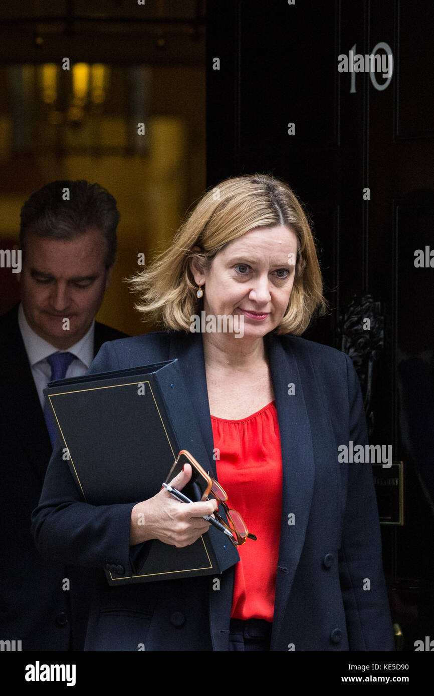 Home Secretary Amber Rudd Leaving 10 Downing Street High Resolution ...