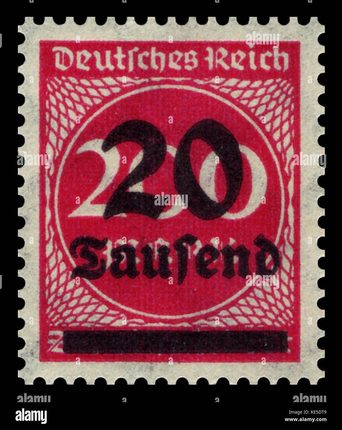 DR 1923 282 Ziffern im Kreis mit Aufdruck Stock Photo - Alamy