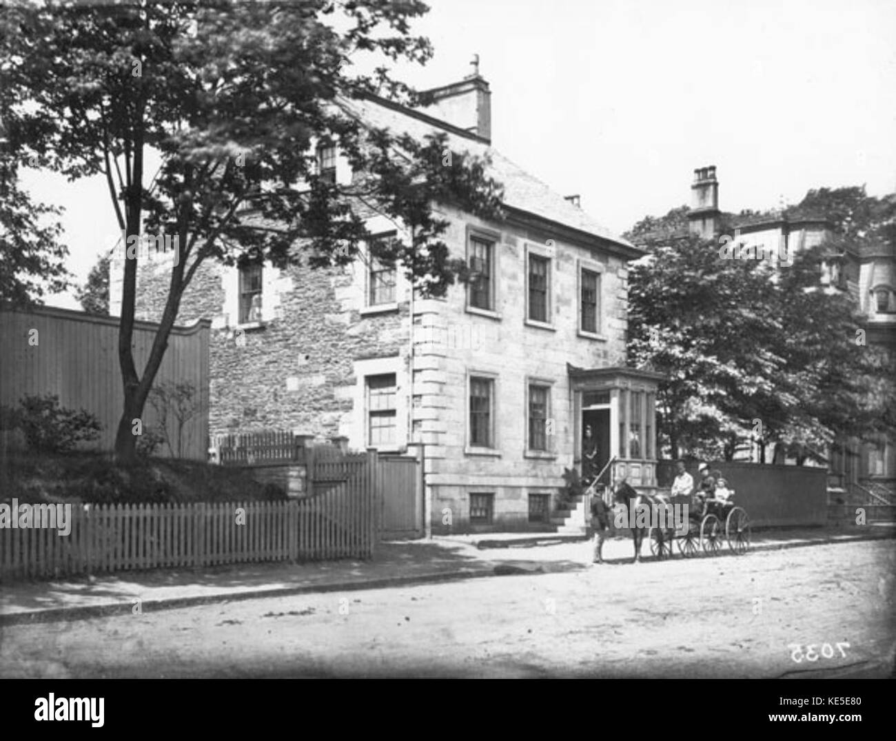 Henry House Halifax circa 1879 Stock Photo - Alamy