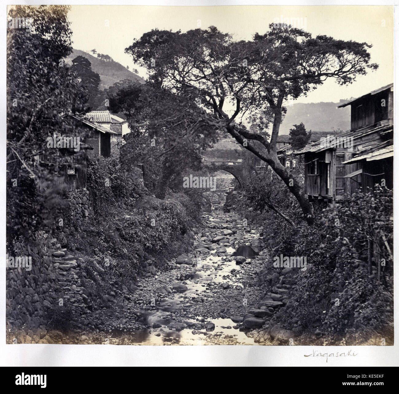 This photograph of Nagasaki in 1865 captures the port city during the ...