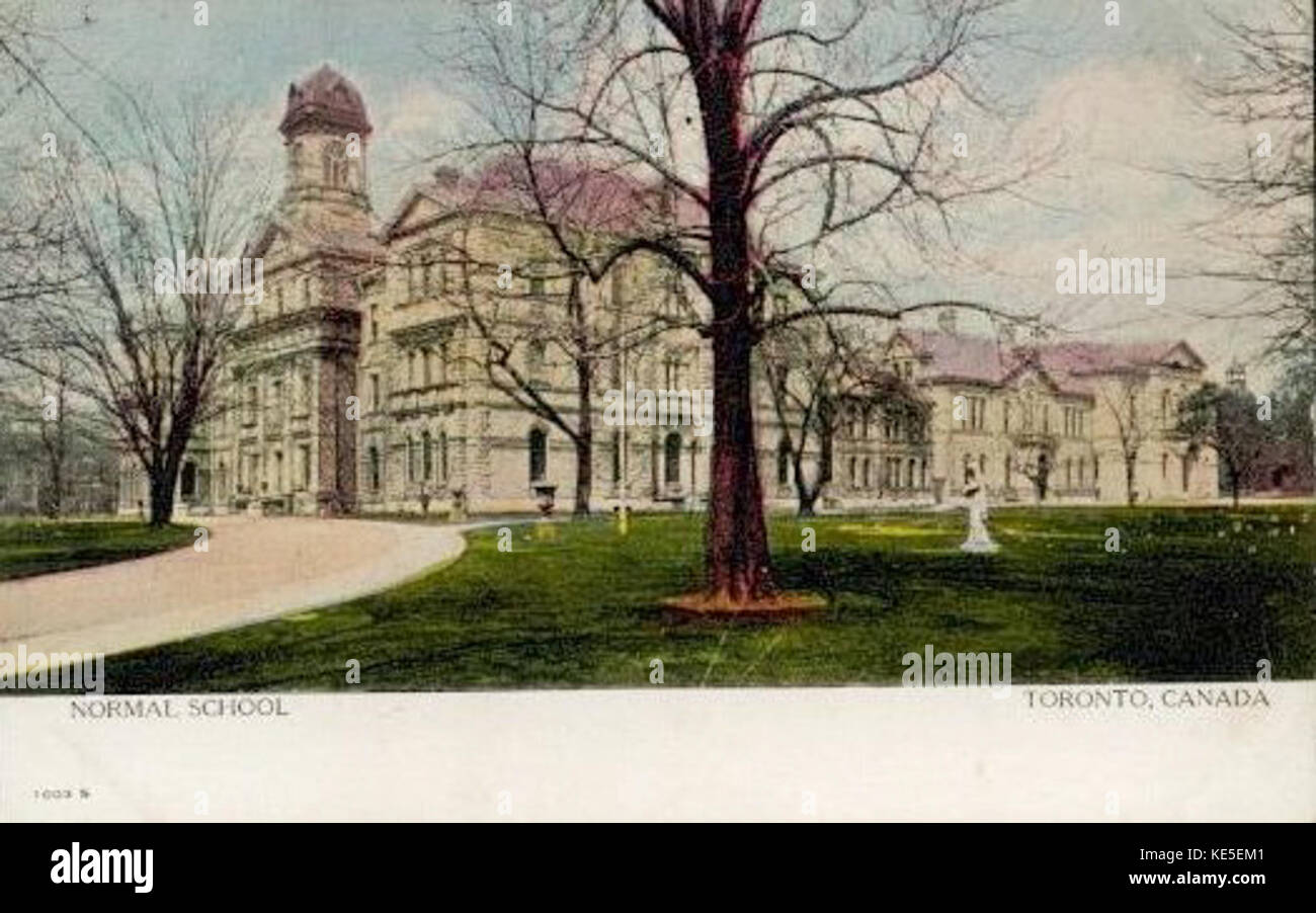Normal School Toronto 1925 Stock Photo - Alamy