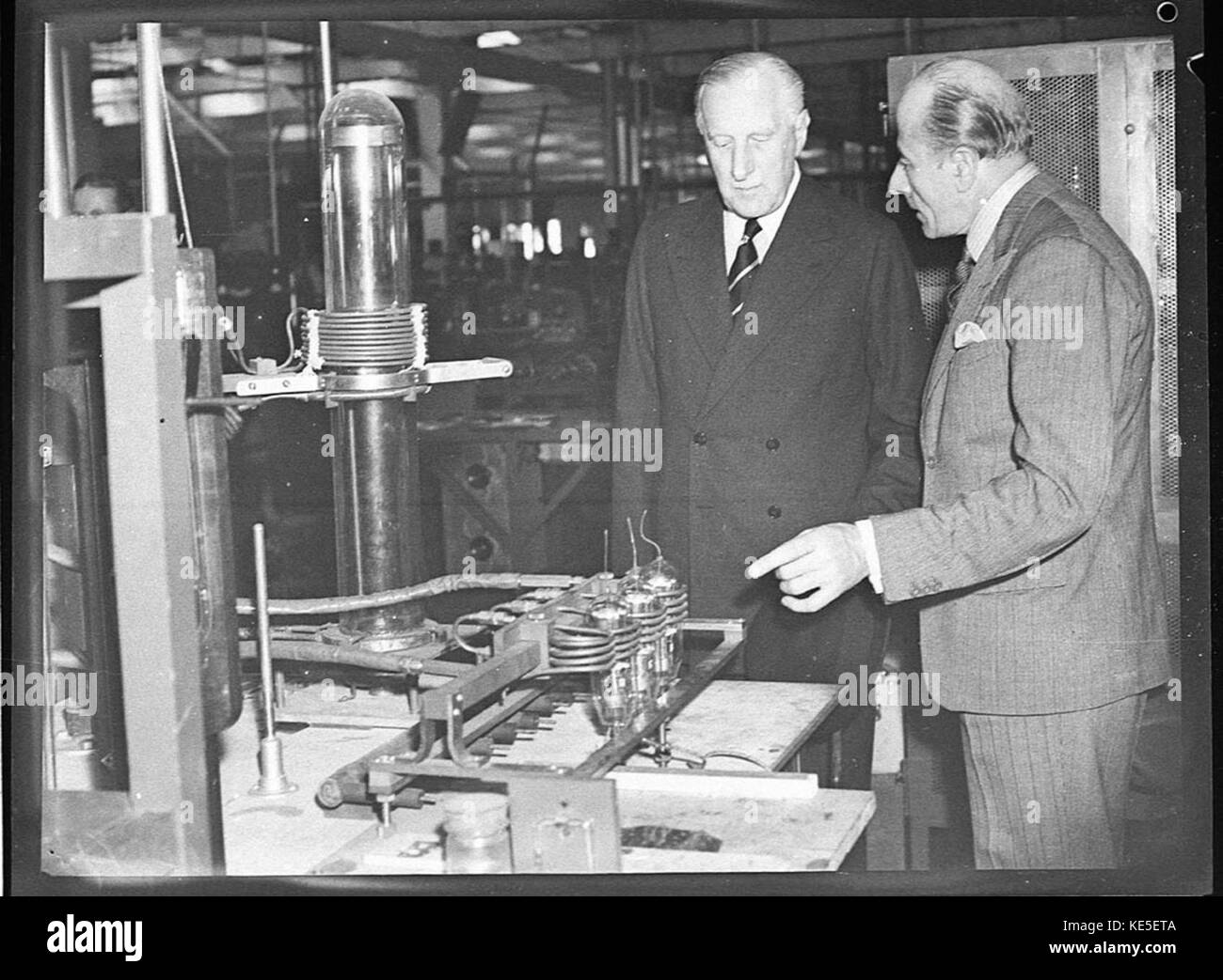 25196 Visit to AWA works by Governor General Stock Photo - Alamy