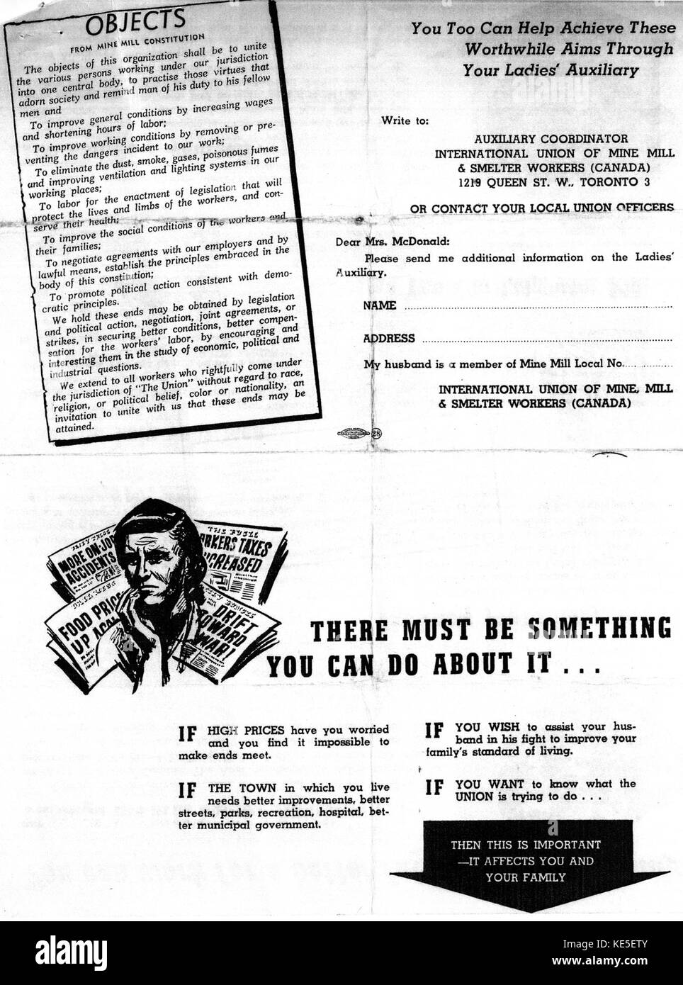 Job recruitment advertisement Black and White Stock Photos & Images - Alamy