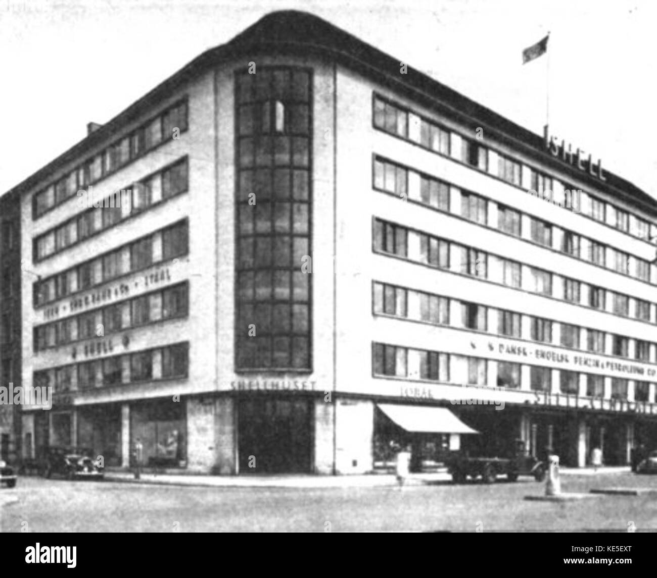 Shellhuset c 1940 Stock Photo - Alamy