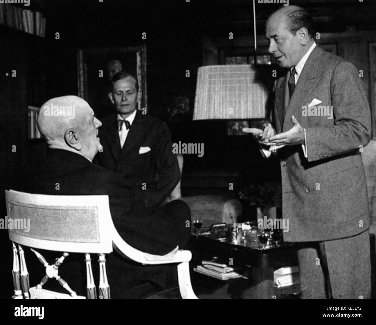1950s music conductor Black and White Stock Photos & Images - Alamy