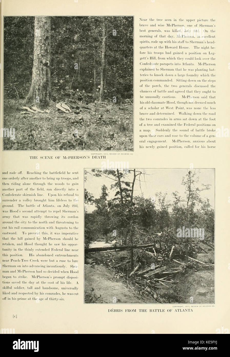 A page from 'The Photographic History of the Civil War', showcasing ...