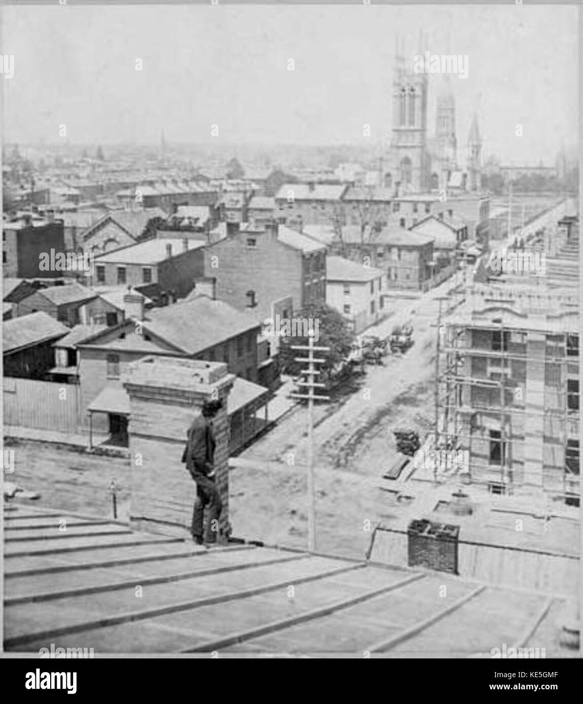 Toronto downtown. ca 1876 Stock Photo - Alamy