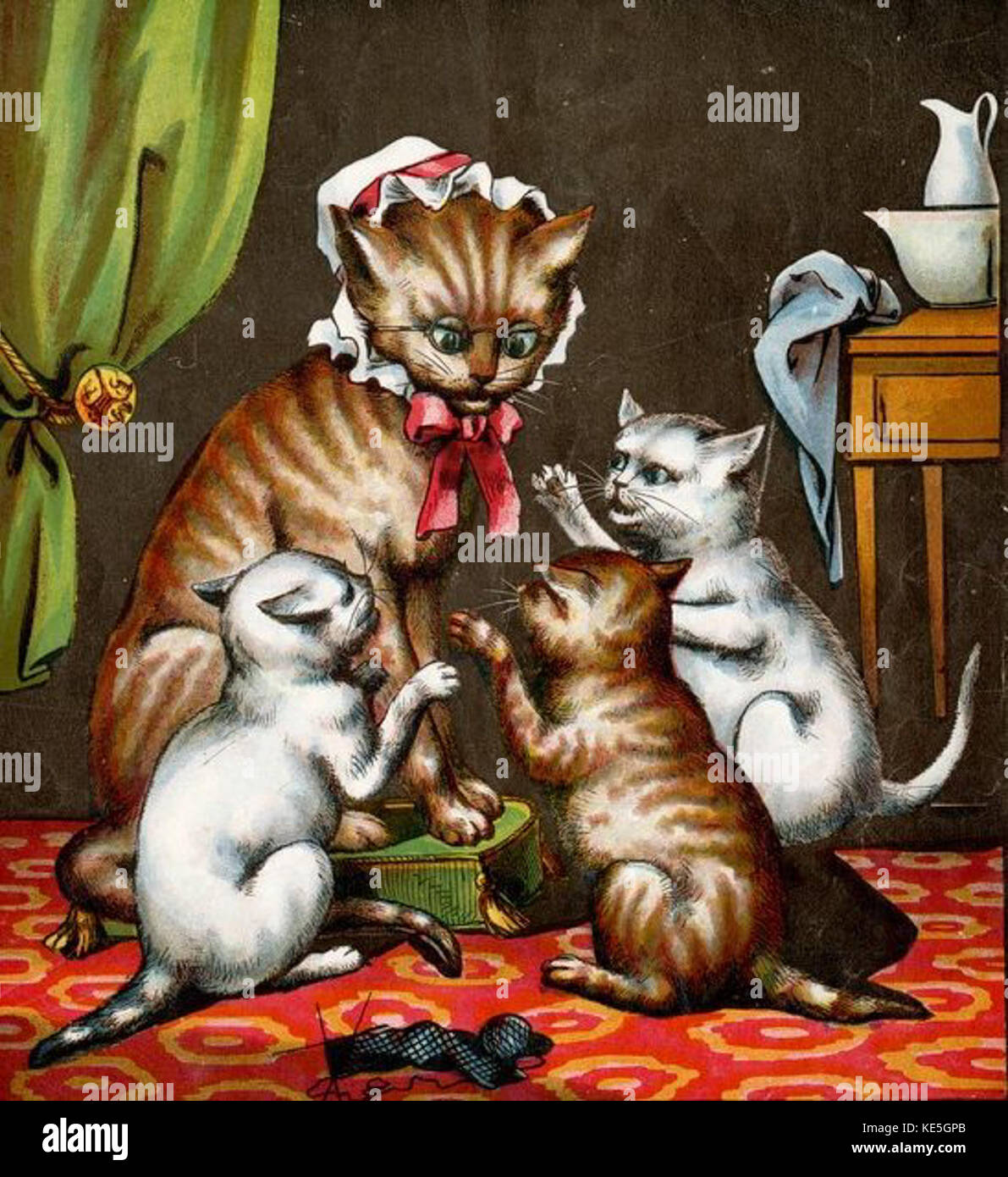 Three Little Kittens Clip Art