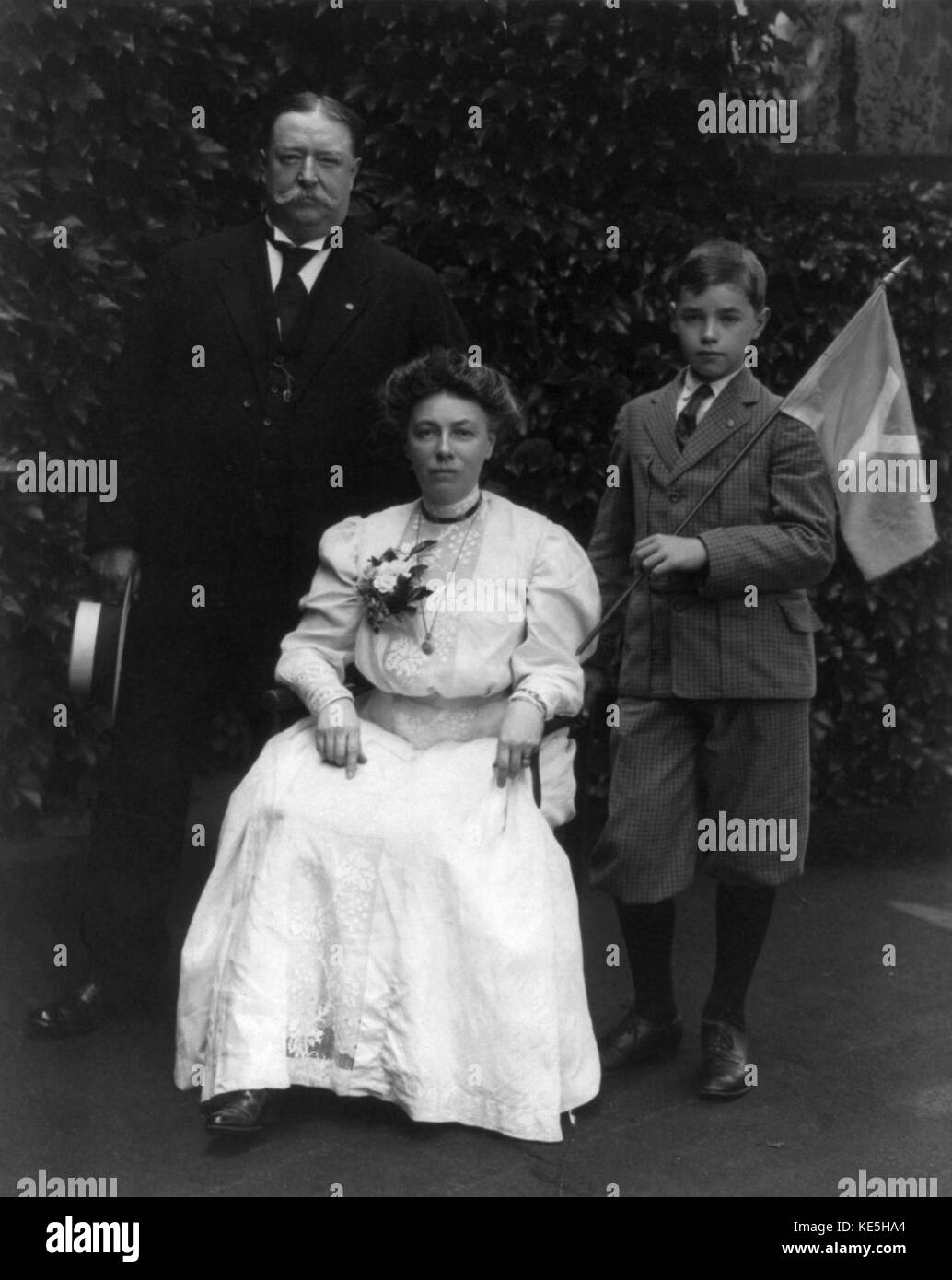 William Howard Taft and family Stock Photo - Alamy