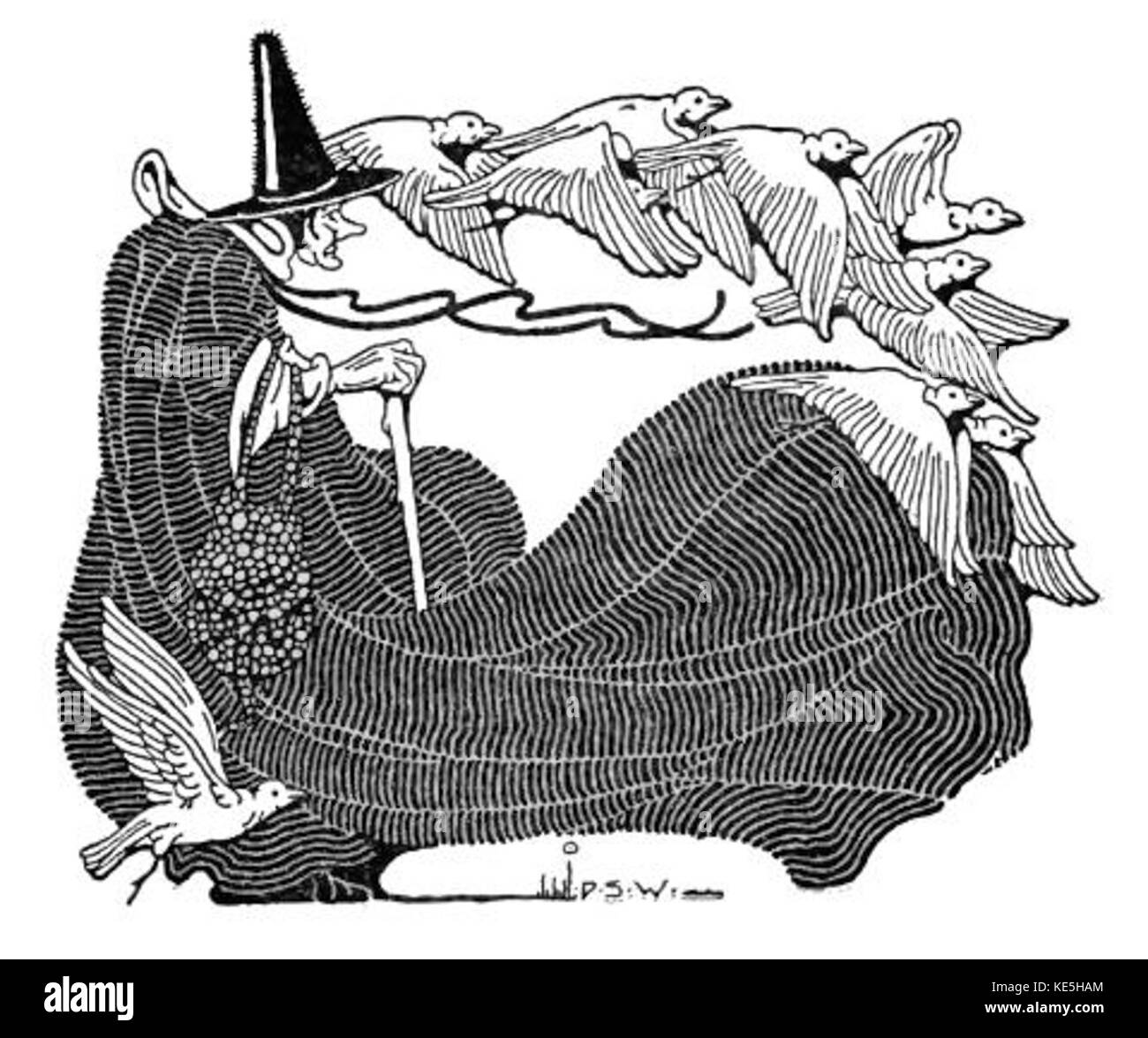 Witch mythology Black and White Stock Photos & Images - Alamy