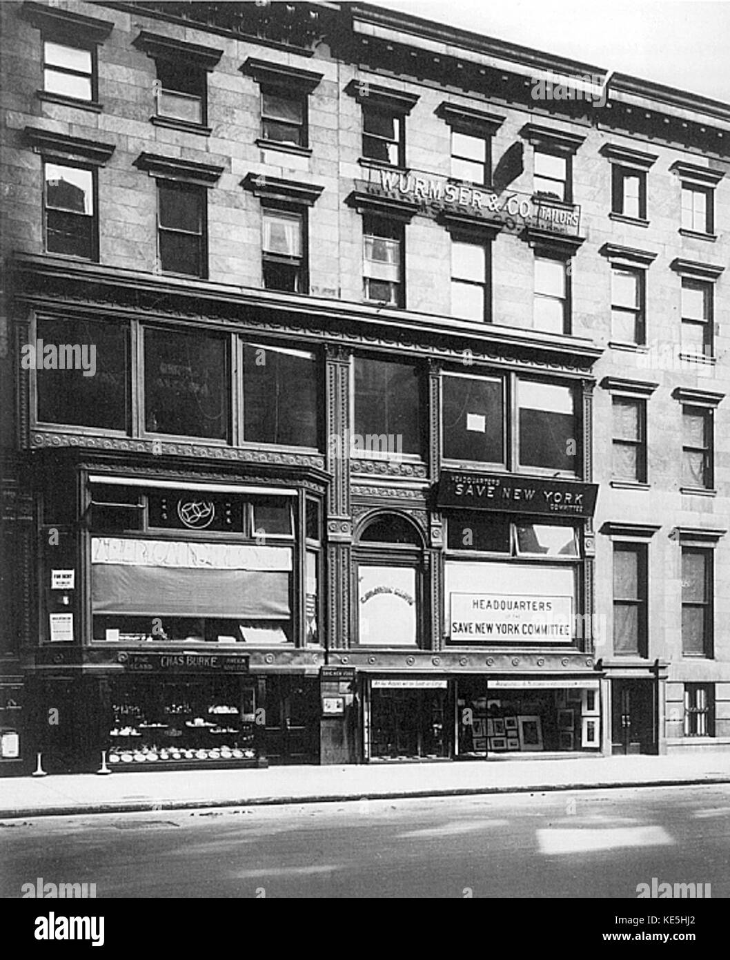 291 exterior view, before 1913 Stock Photo - Alamy