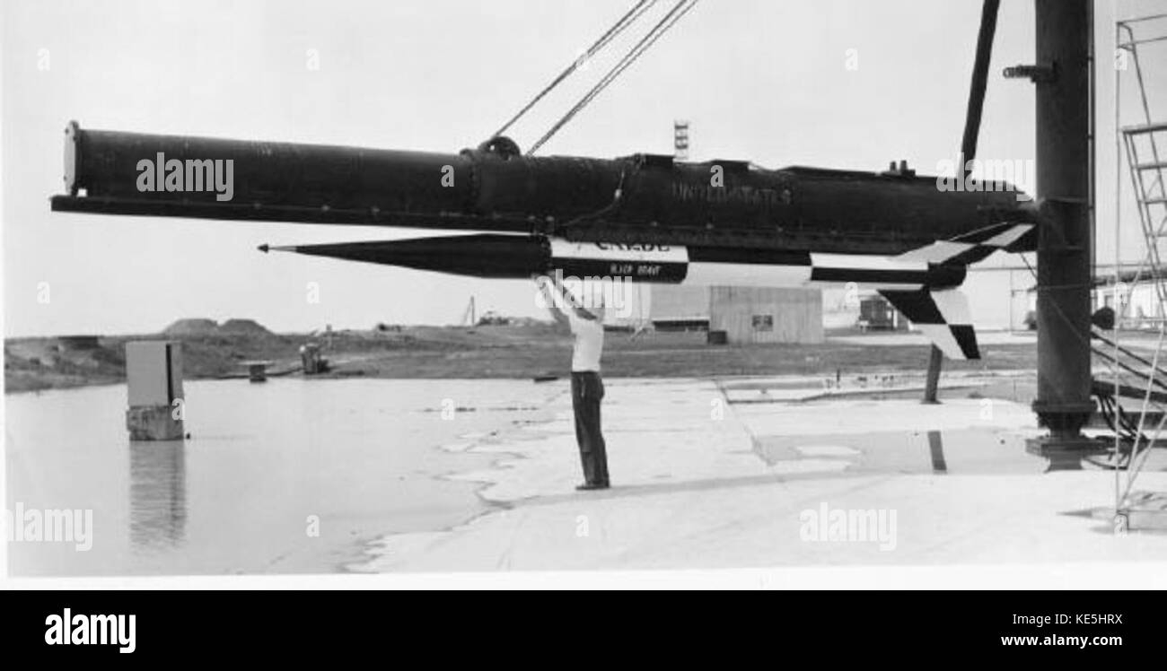 Black Brant II rocket 01 Stock Photo - Alamy