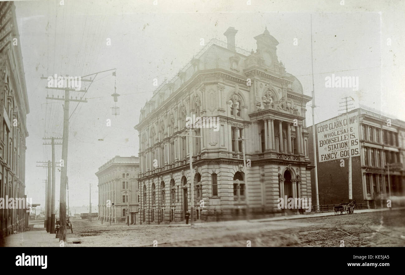 Custom House Toronto 1890 Stock Photo - Alamy