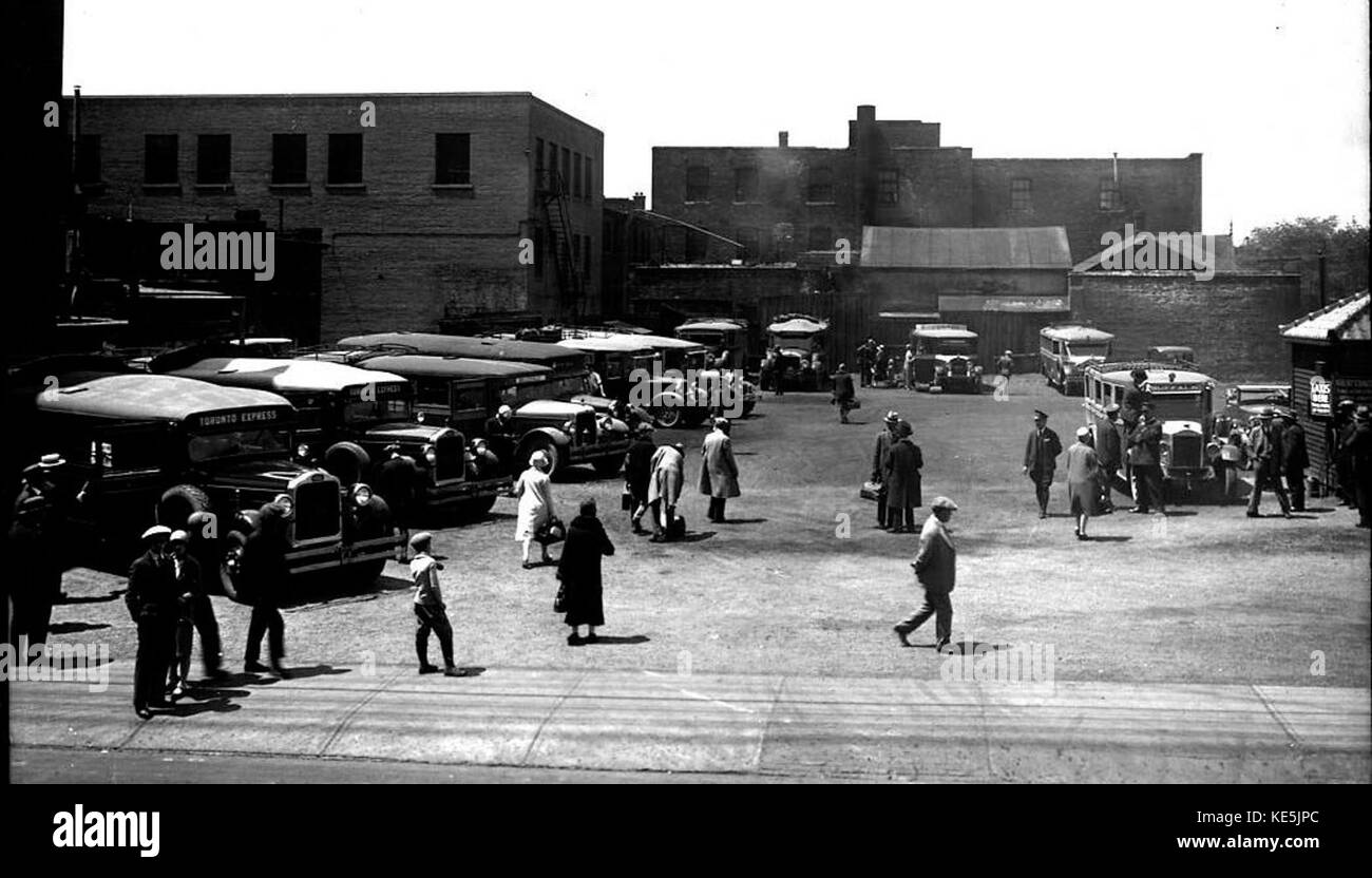 Gray Line Terminal 1928 Stock Photo - Alamy