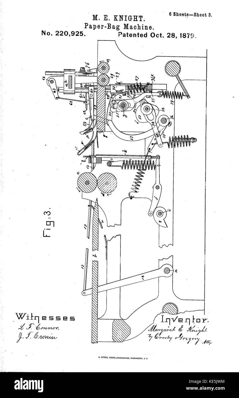 US220925 Paper bag machine (3 Stock Photo - Alamy
