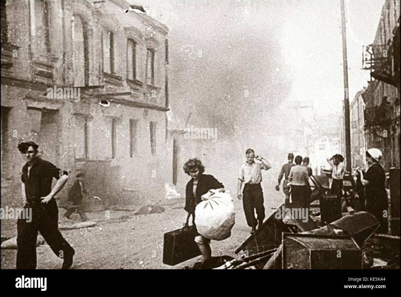 In 1944, after the German occupation of Minsk, civilians began ...