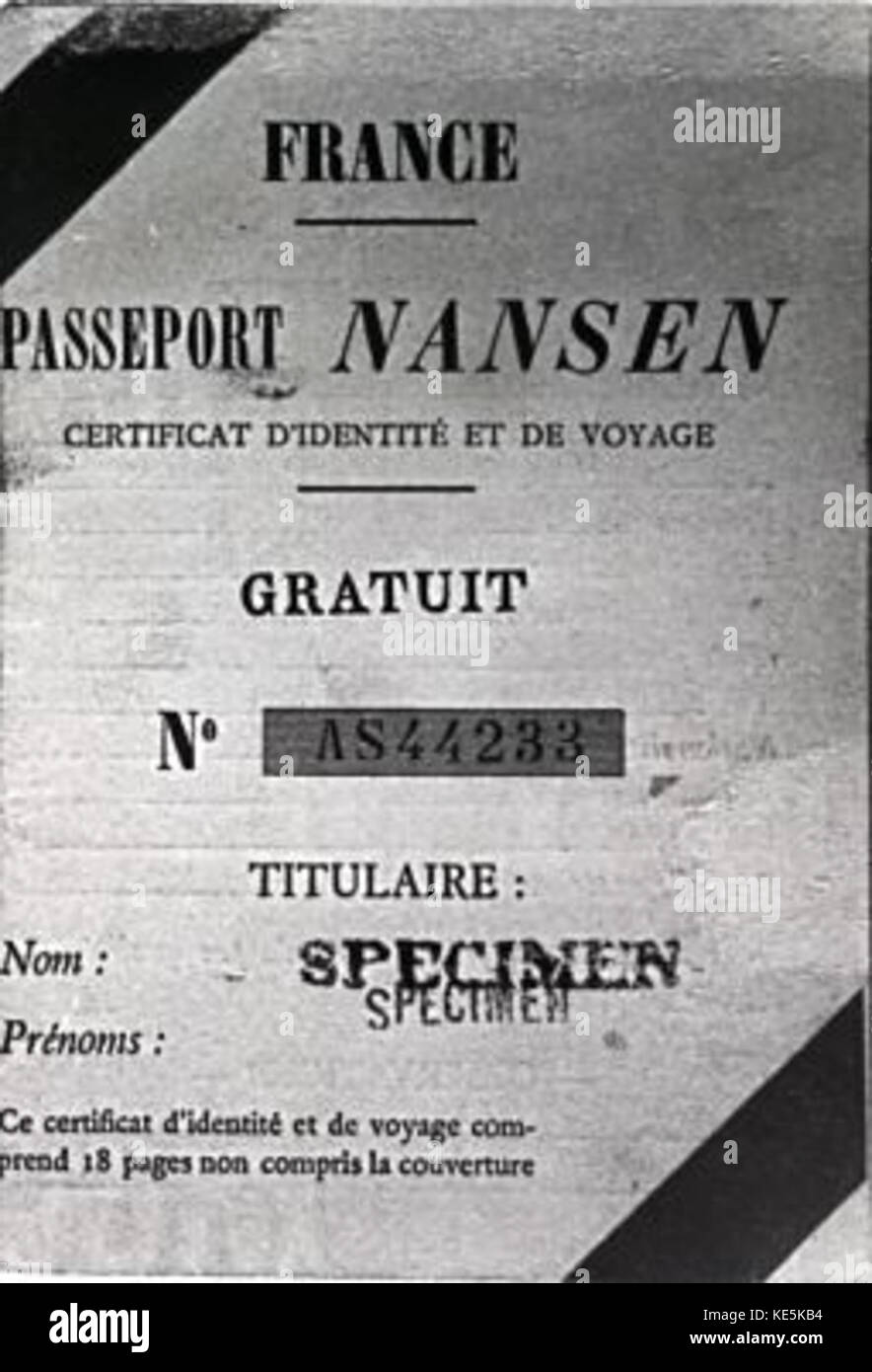 Stateless persons passport hi-res stock photography and images - Alamy