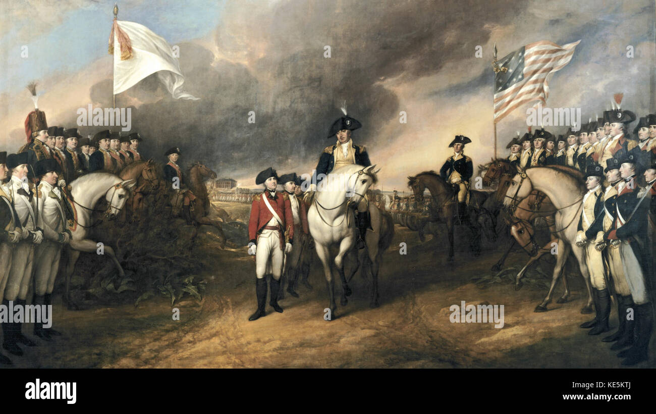 Surrender of lord cornwallis hi-res stock photography and images - Alamy