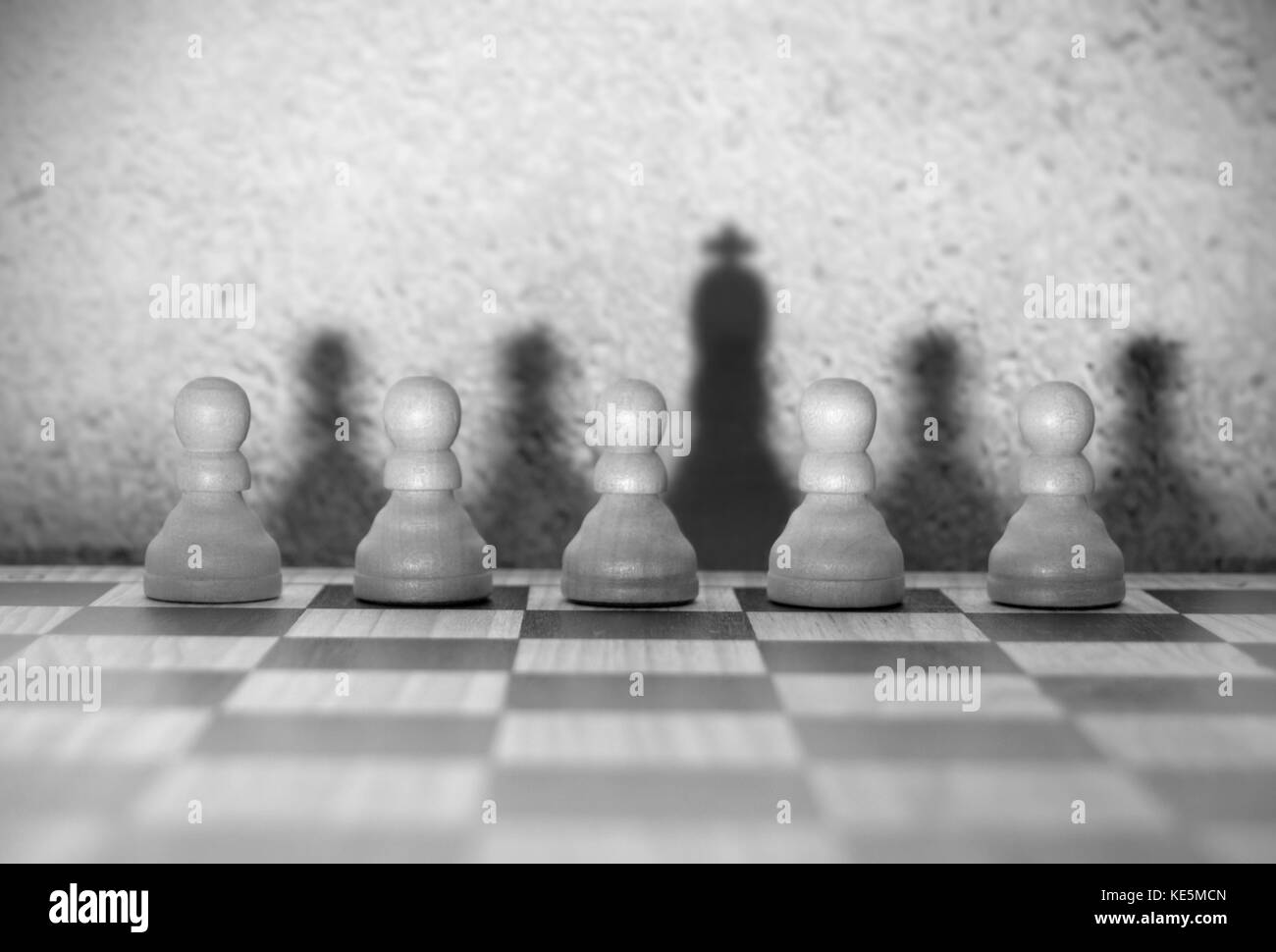 Shadow leader Black and White Stock Photos & Images - Alamy
