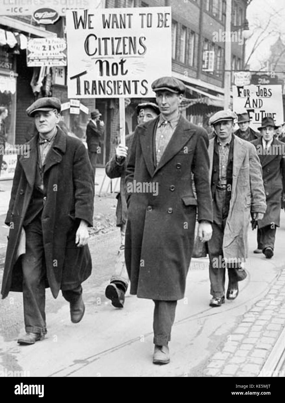 Unemployed workers movement hi-res stock photography and images - Alamy