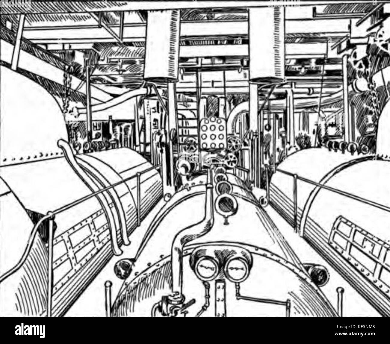 Turbines of SS Governor Cobb Stock Photo - Alamy