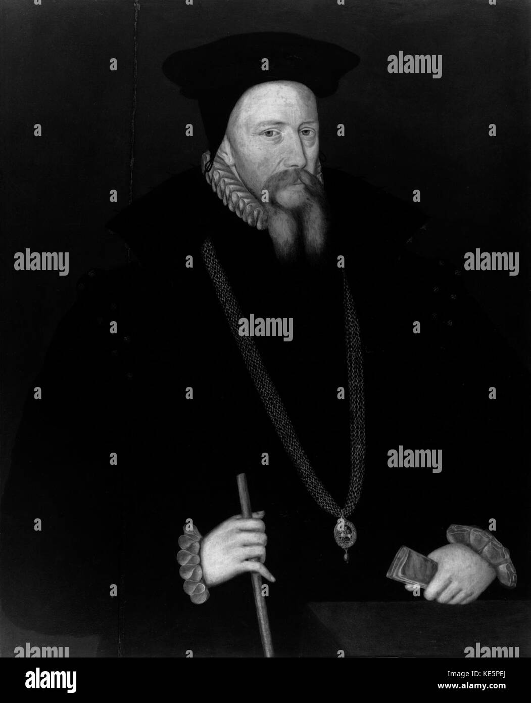 William Cecil, 1st Baron Burghley from NPG (5 Stock Photo - Alamy