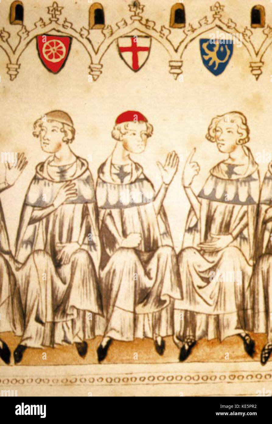 Ausschnitt Codex Balduini Trevi Stock Photo - Alamy