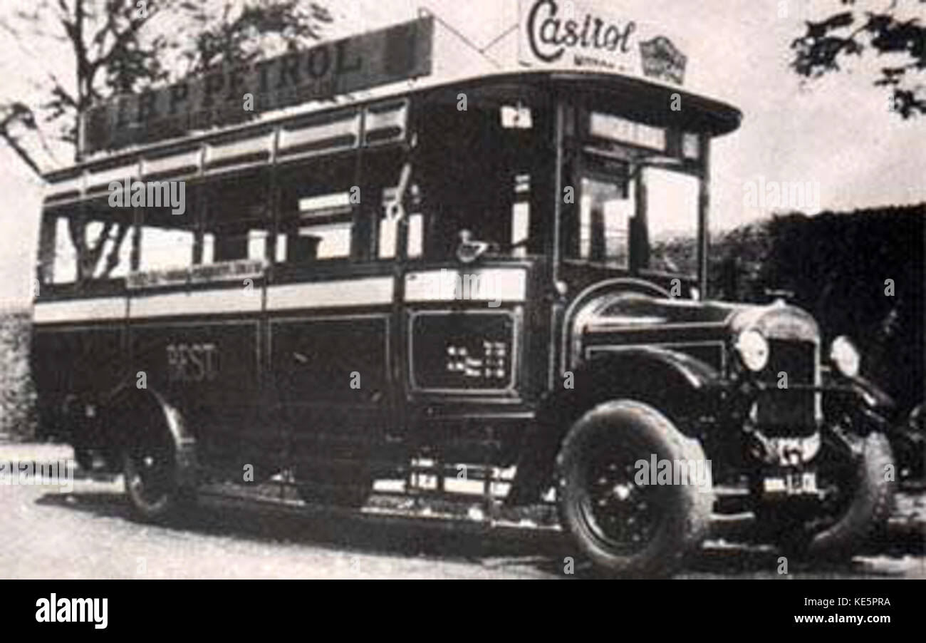 BEST first bus 1926 Stock Photo - Alamy
