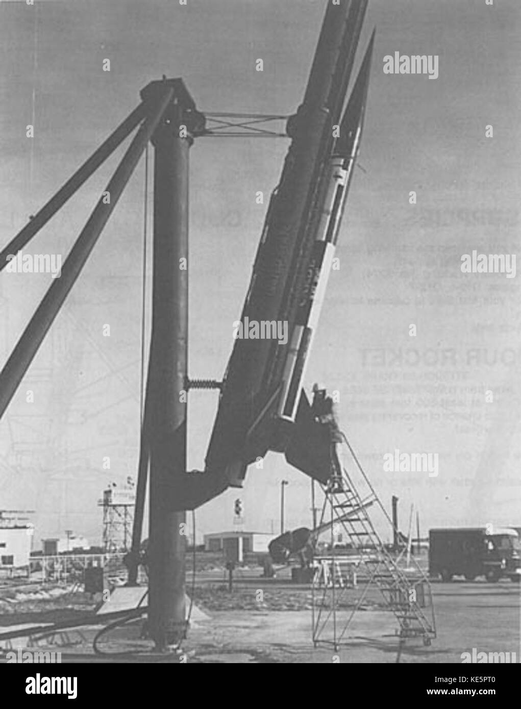 Black Brant II rocket 02 Stock Photo - Alamy