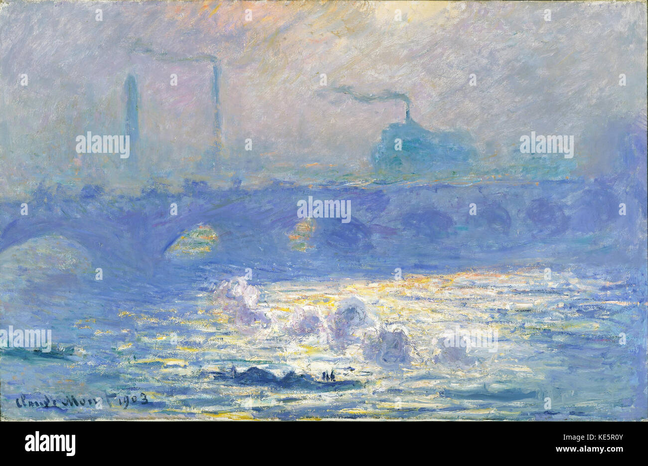 Claude Monet Waterloo Bridge Stock Photo - Alamy
