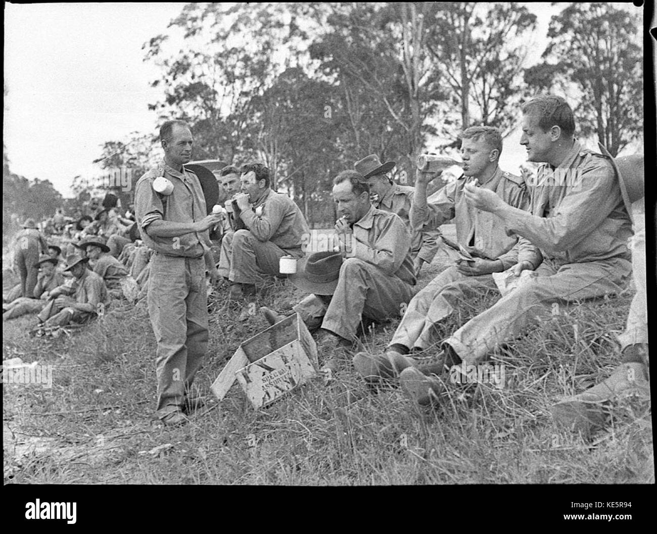 Ingleburn camp Black and White Stock Photos & Images - Alamy