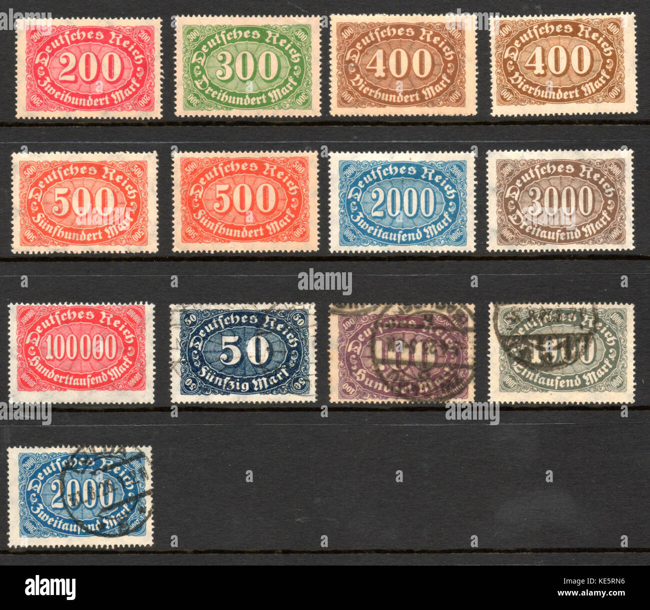 German stamps hi-res stock photography and images - Alamy