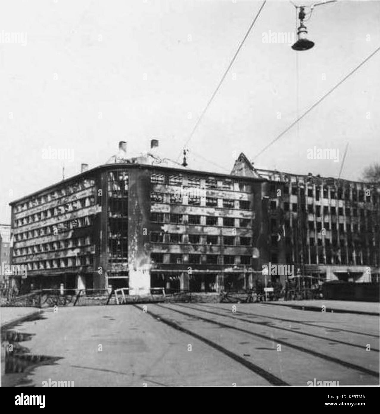 Shellhuset after bombing from KB Stock Photo - Alamy