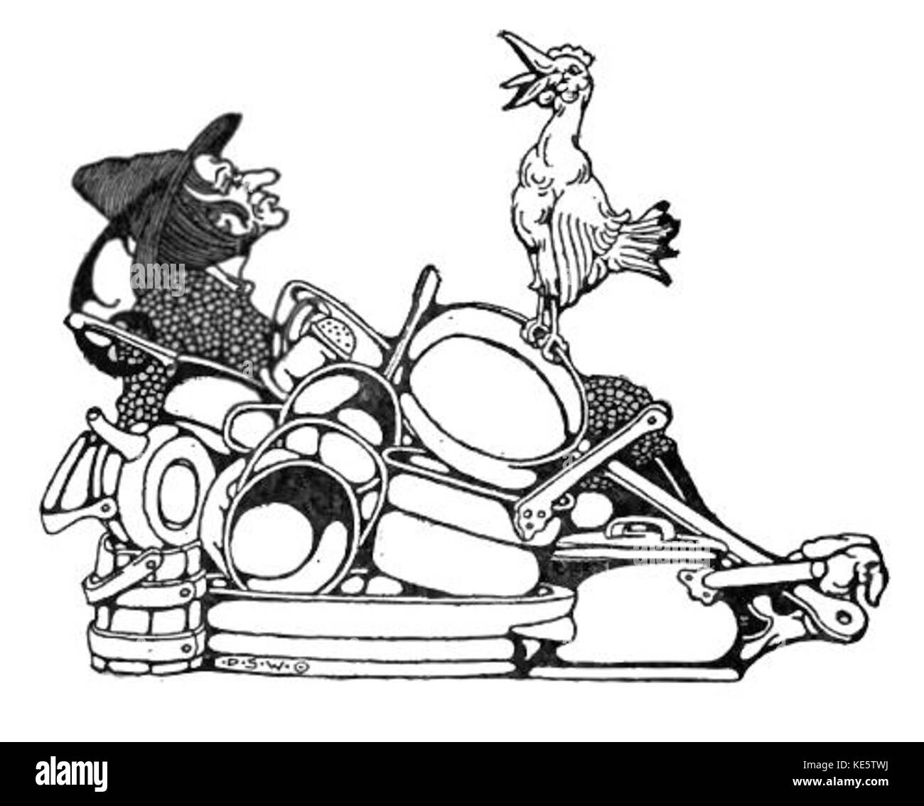 The Kitchen Helper Stock Photo - Alamy