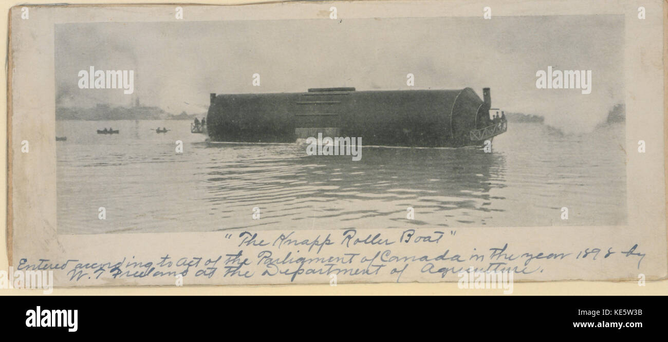 The Knapp roller boat (HS85 10 9785 Stock Photo - Alamy