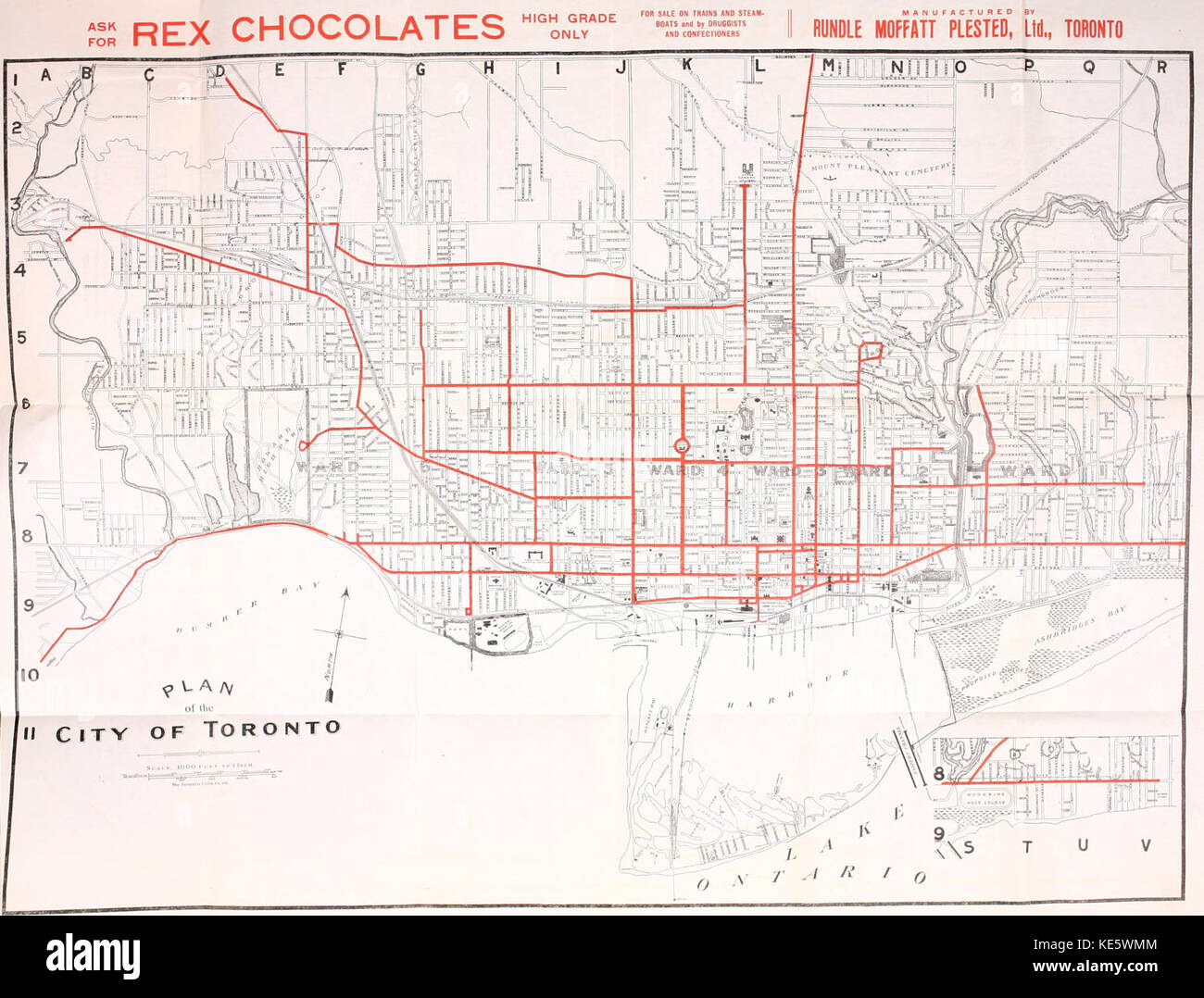 1912 Toronto Map High Resolution Stock Photography and Images - Alamy
