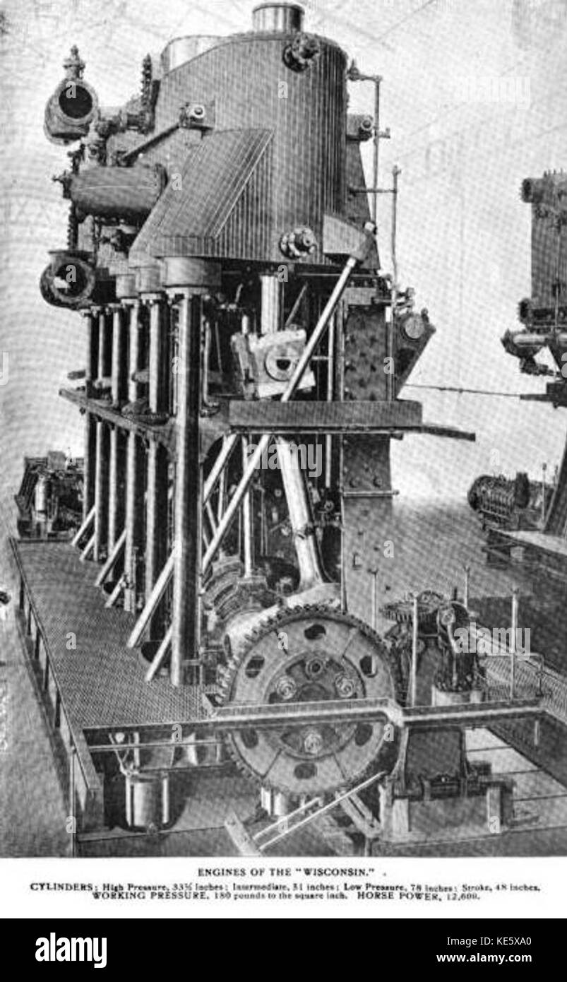 The USS Wisconsin (BB 9) was a pre-dreadnought battleship of the United ...