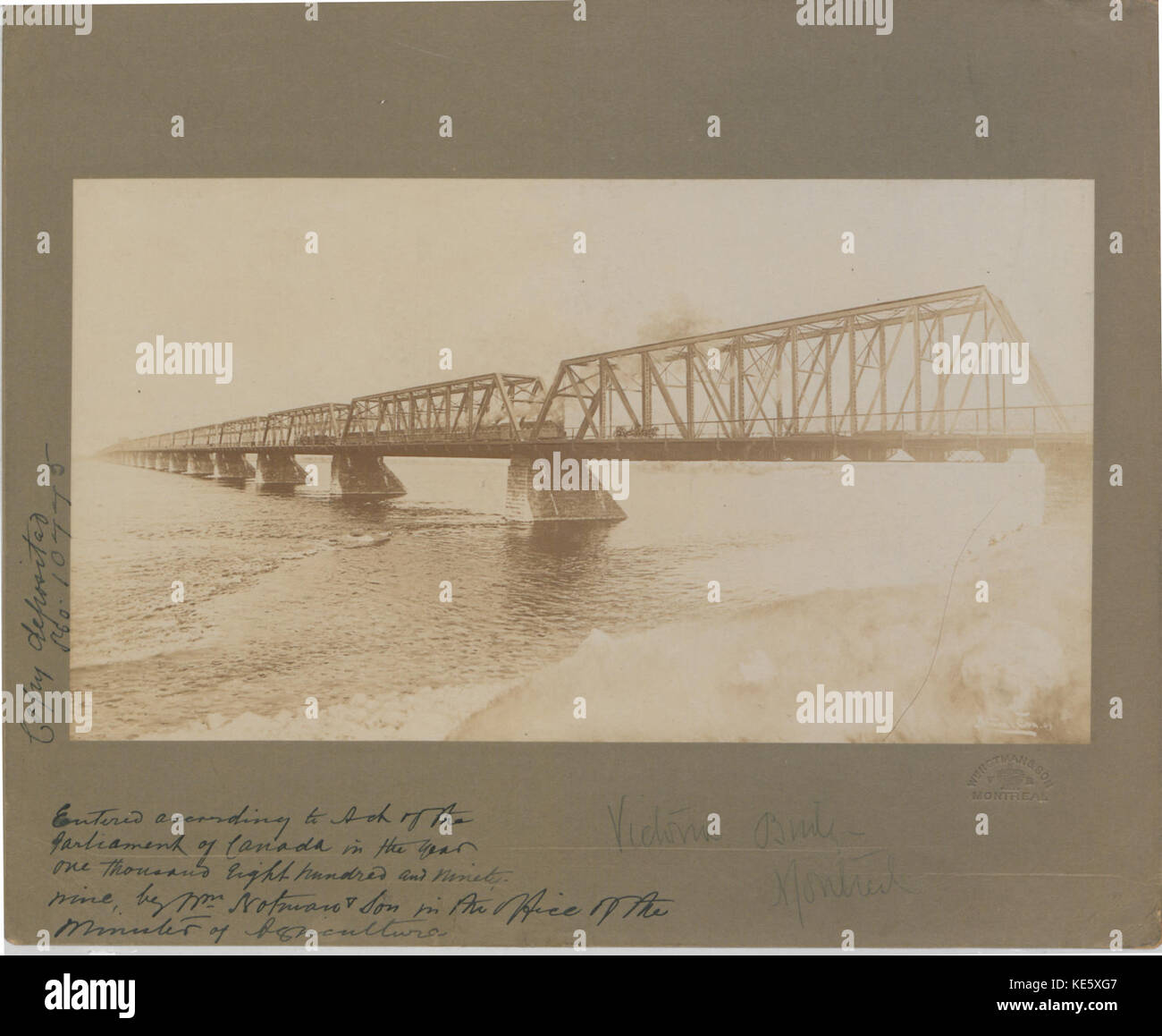Victoria bridge montreal hi-res stock photography and images - Alamy