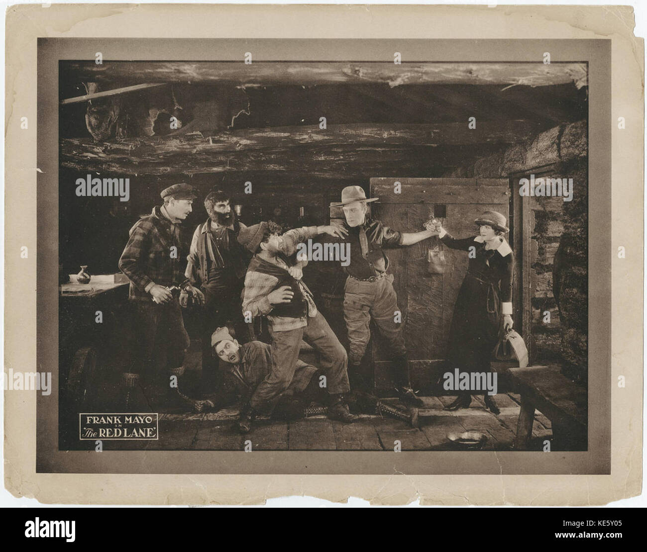 The Red Lane 1920 Stock Photo - Alamy