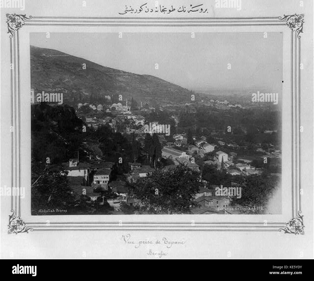 Old view of bursa Black and White Stock Photos & Images - Alamy