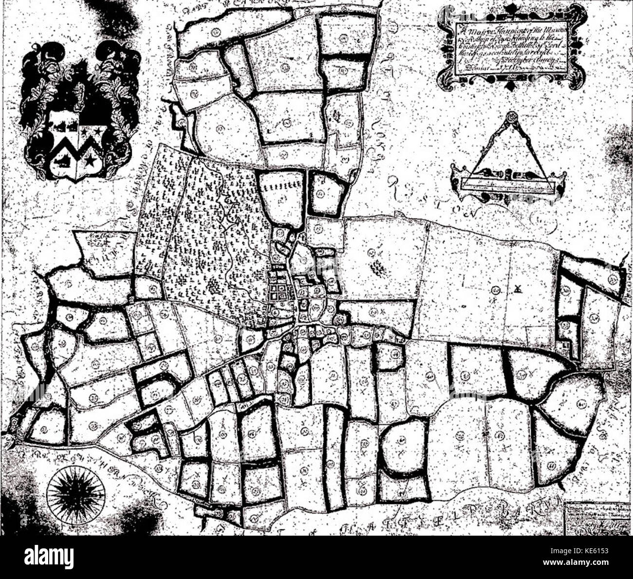 Map of the estate hi-res stock photography and images - Alamy