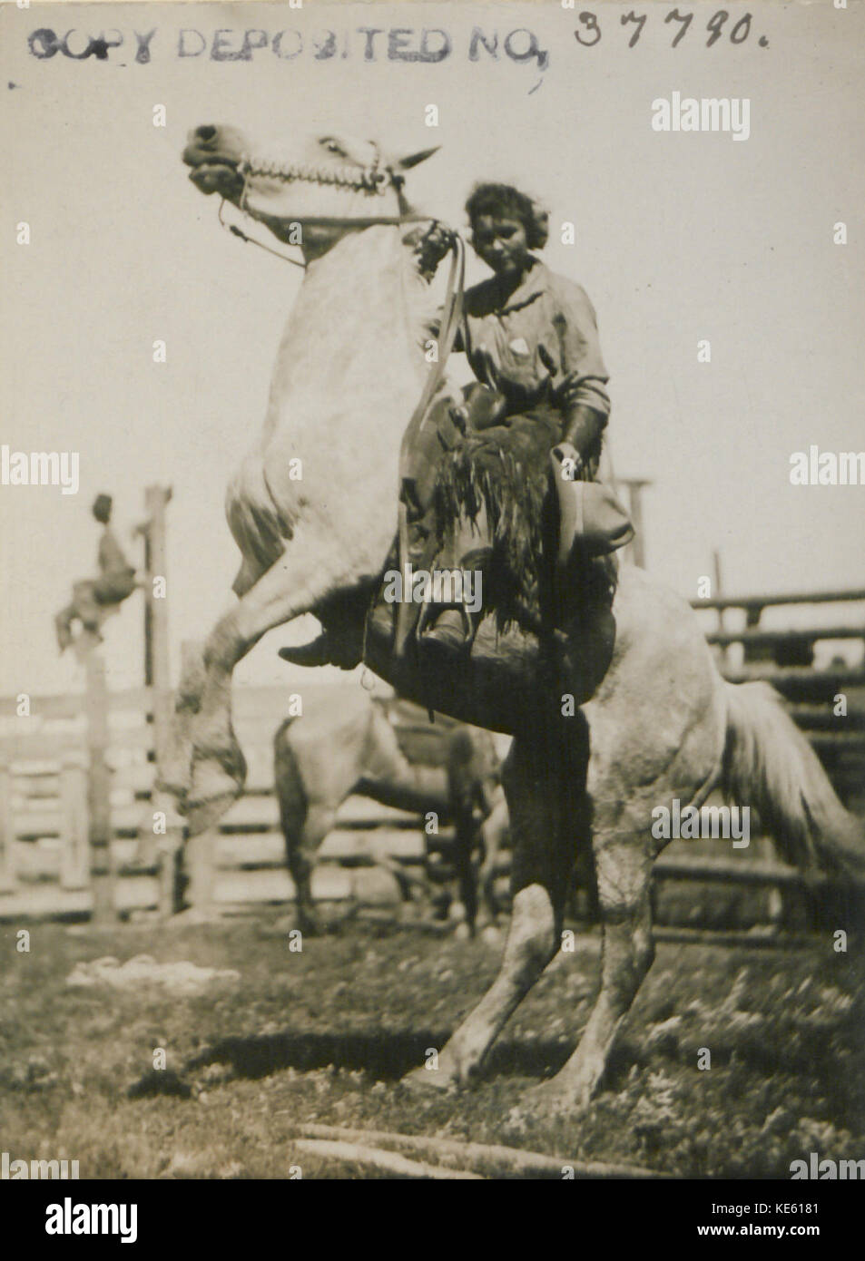 Stampede Holden, Alberta, 1920 (HS85 10 37790 Stock Photo - Alamy