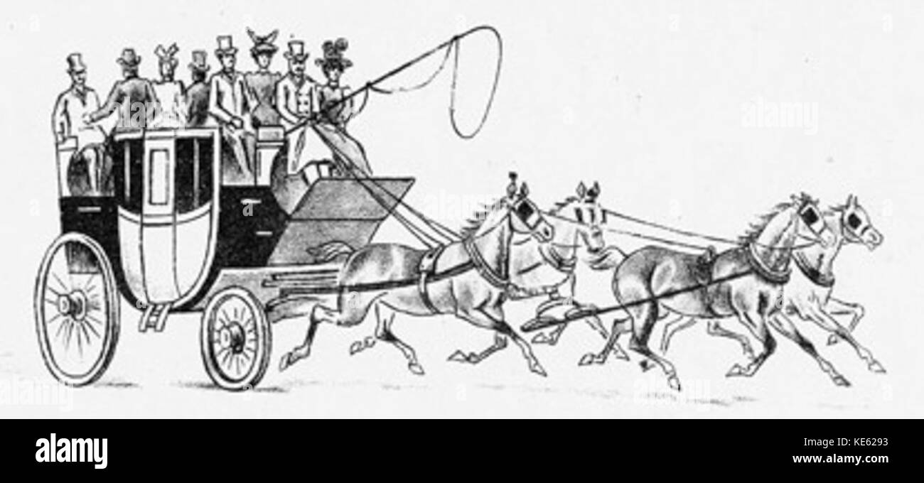 Moving stagecoach hi-res stock photography and images - Alamy