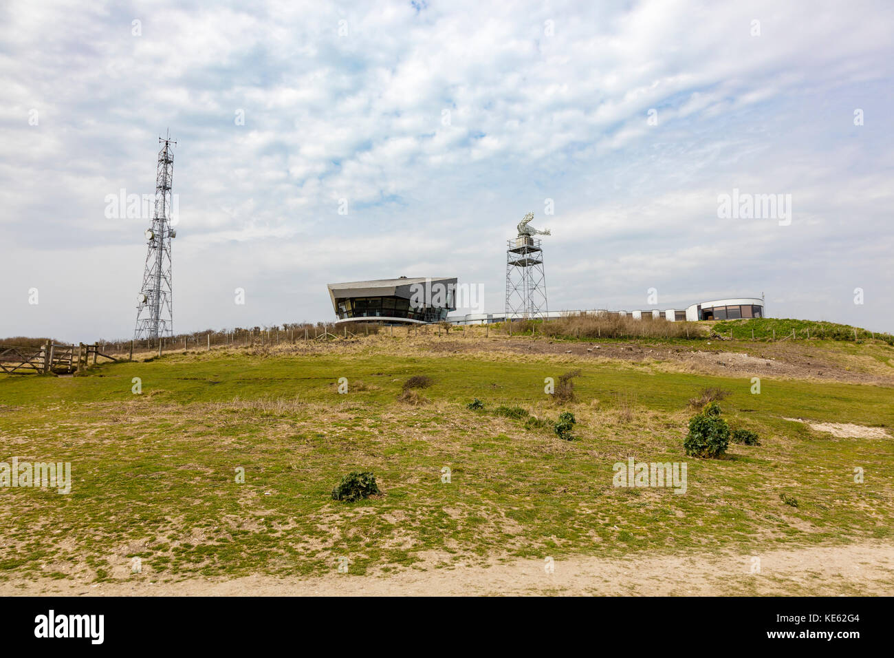 Dover Coastguard Maritime Rescue and Co-Ordination Centre on the cliff ...