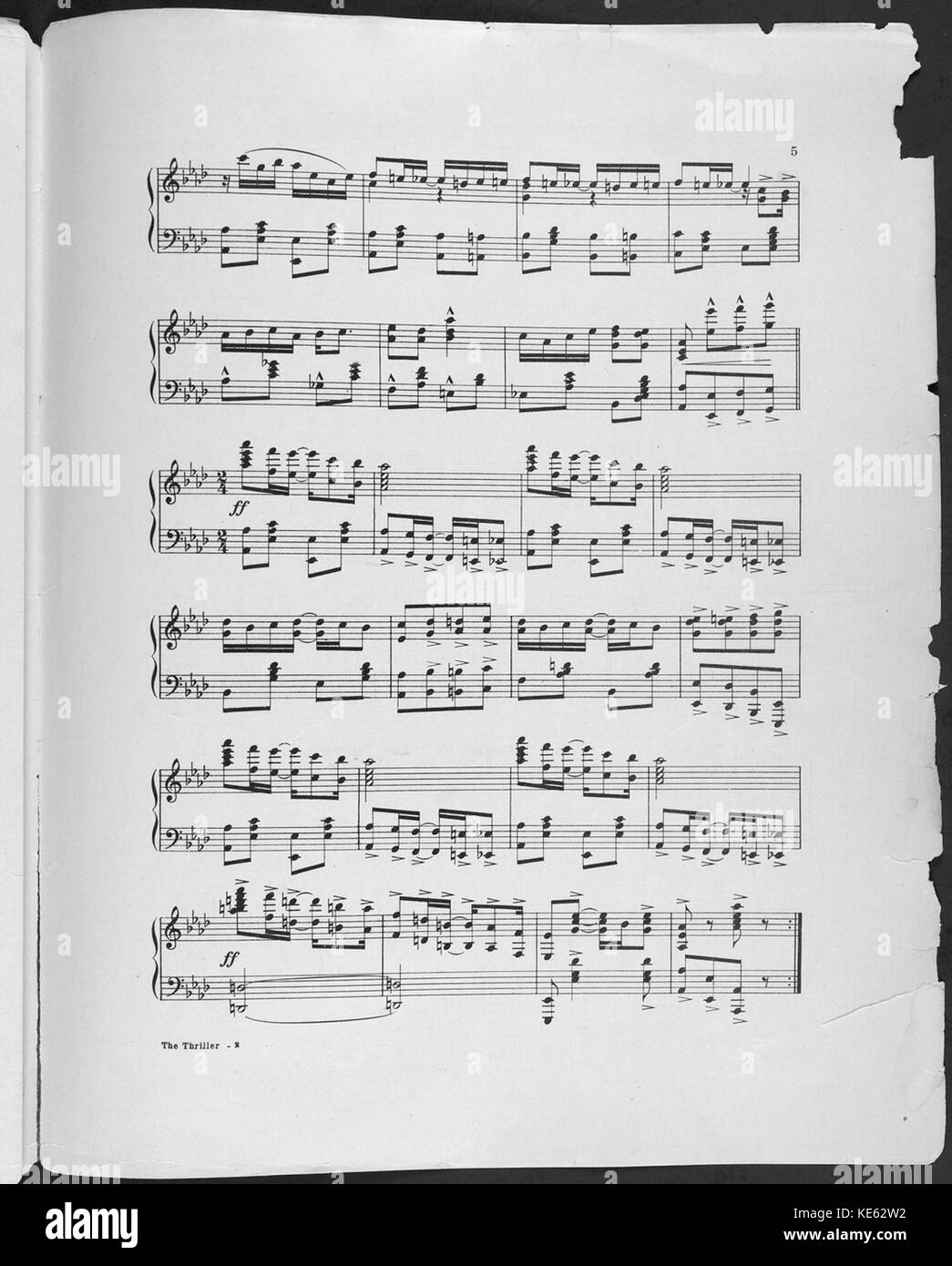 Thriller Rag 4 Stock Photo - Alamy